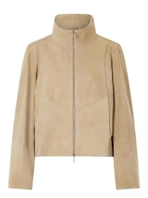 KALLMEYER Liam Suede Bomber Jacket - Gray