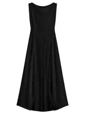 Theory Draped Midi Dress - Black
