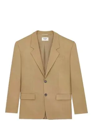 Saint Laurent Peak-lapel Blazer - Neutrals
