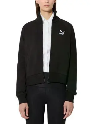PUMA Zip-Up Sweatshirt Black