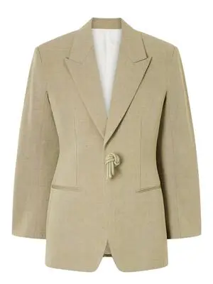 Bottega Veneta Wool-blend Blazer - Green