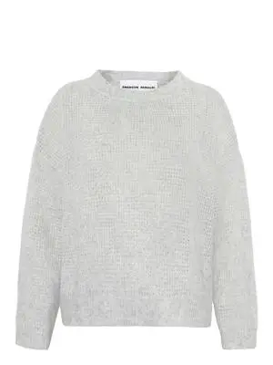 EMERSON RENALDI Crew-neck Long-sleeve Sweater - Grey