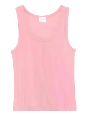 Closed Ribbed Top - Pink