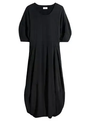 LEMAIRE Balloon Midi Dress - Black