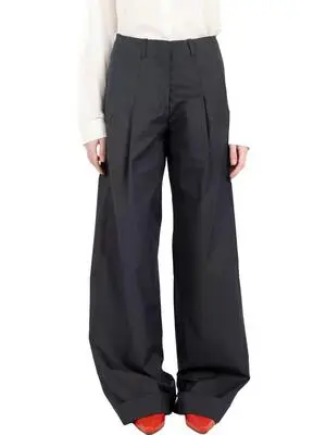 SOCIETE ANONYME Wide-leg Trousers - Black