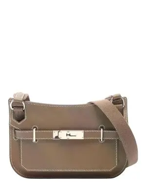 Hermès 2024 Mini Evercolor Jypsiere Crossbody Bag Brown