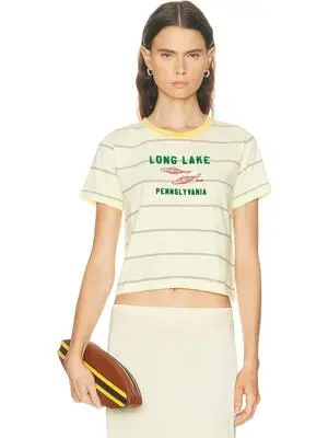 BODE Summertime Stripe Tee - Yellow Multi