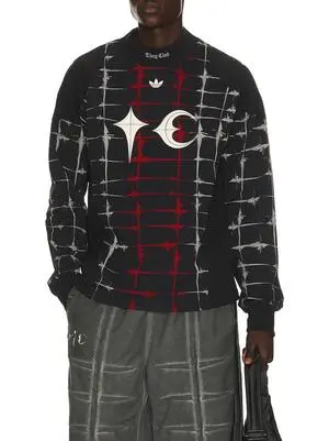 ADIDAS ORIGINALS X Thug Club Goalie Tee - Black