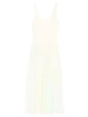SESSUN Solao Scoop-neck Midi Dress - Neutrals