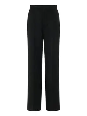MAISON MARGIELA Straight-leg Virgin Wool Trousers - Black