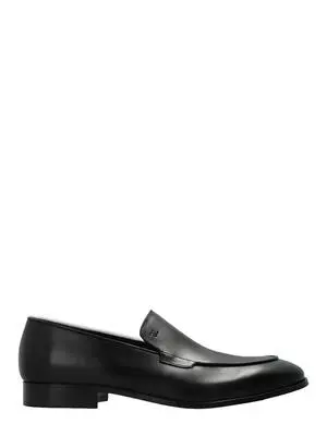 FABI Leather Loafers - Black