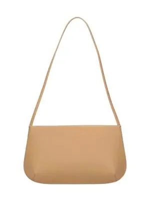 FANE Leather Shoulder Bag Neutrals