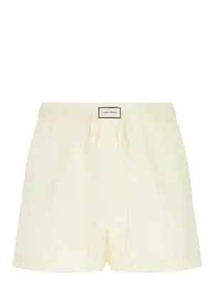 ENTIRE STUDIOS Cotton Bermuda Shorts - Neutrals
