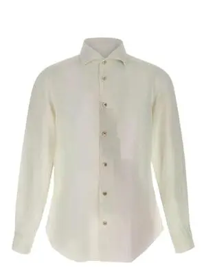 Eleventy Buttoned Shirt - Neutrals
