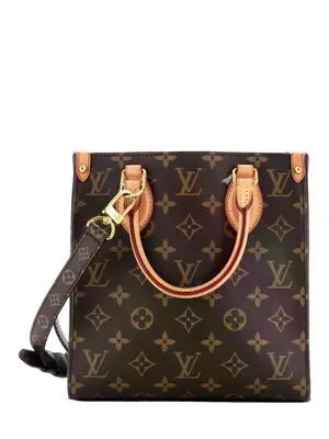 LOUIS VUITTON Sac Plat Nm Bag Monogram Canvas Bb - Brown