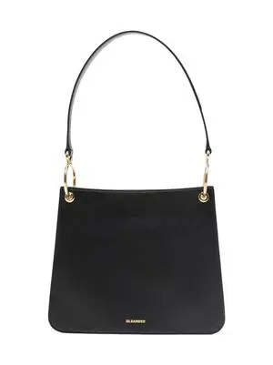 JIL SANDER Leather Tote - Black