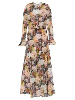 Zimmermann Alchemy Sheath Maxi Dress - Brown