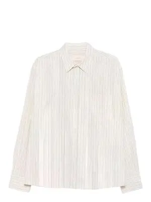 JEANERICA Byron Striped-pattern Shirt - Neutrals