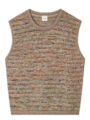 Paul Smith Striped Knitted Vest - Neutrals