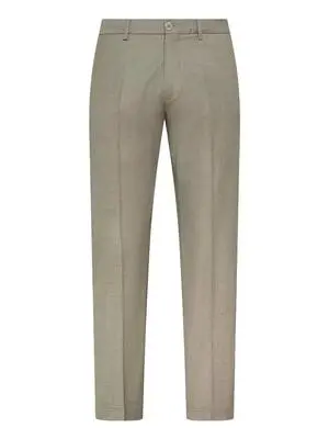 CRUNA Button-Fastening Trousers Neutrals