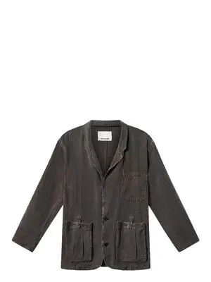 MARANT Stan Buttoned Pocket Blazer - Grey