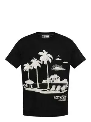 Versace Embellished T-shirt - Black