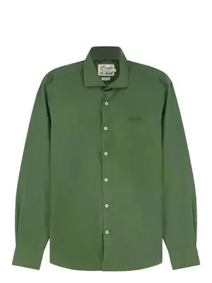 MC2 SAINT BARTH Ice Embroidered Shirt - Green