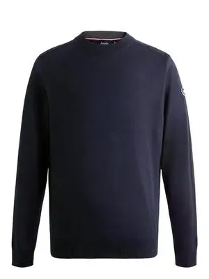 Fusalp Crew-neck Long Sleeve Sweater - Blue