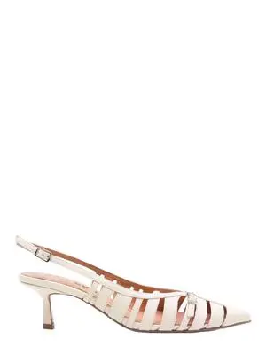 BIBI LOU Ali Caged Slingback Pumps - Neutrals