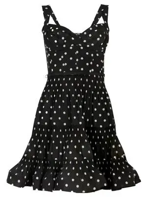 Zimmermann Pleated Draped Mini Dress - Black