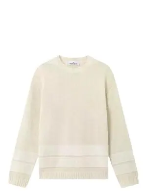 STONE ISLAND Stone Island Marina Striped Detail Sweater