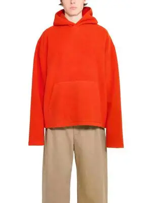 RIER Front-pocket Virgin Wool Hoodie - Orange
