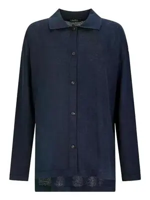 Max Mara Buttoned Cardigan - Blue