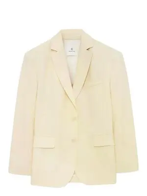 ANINE BING Quinn Single-Breasted Blazer