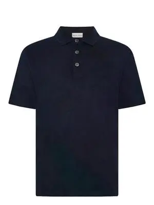 EMERSON RENALDI Button Polo Shirt - Blue