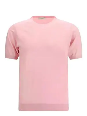 PIACENZA CASHMERE 1733 Short-sleeve Sweater - Pink