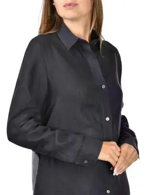 GRAN SASSO Long-sleeve Shirt Dress - Grey