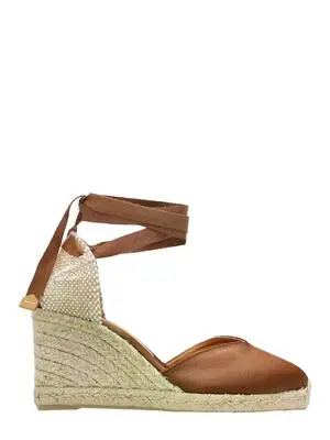 CastaÑer Chiara Ankle-Tie Espadrilles Brown
