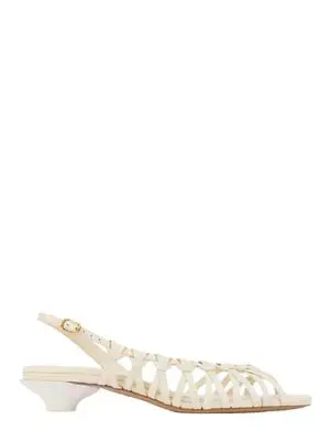 Chloé Estra Woven-strap Sandals - Neutrals