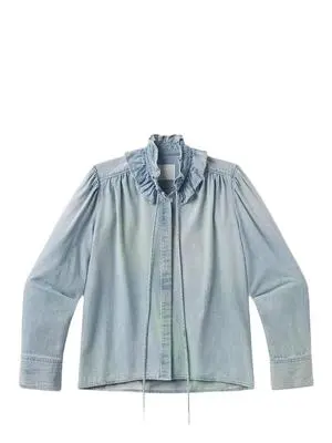 Citizens Of Humanity Calista Frill Shirt - Blue