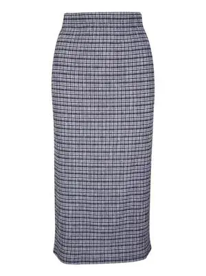 Vince Plaid Skirt - Black