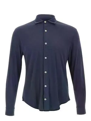 Eleventy Long-sleeved Shirt - Blue