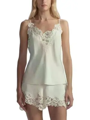 A.L.C. Hana Floral-Details Blouse Neutrals