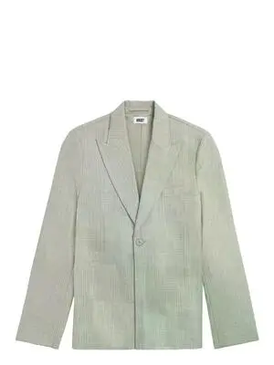KROST Checked Single-breasted Blazer - Grey
