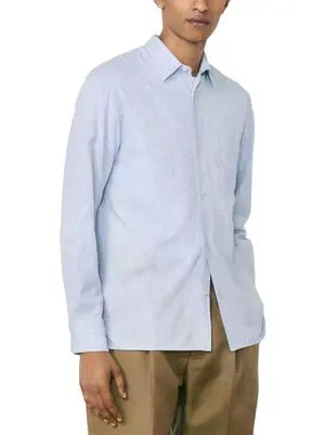 Officine Générale Button Dream Shirt - Blue
