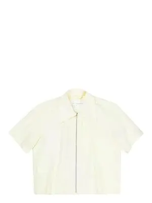 CAMIEL FORTGENS Zip-up Shirt - Yellow