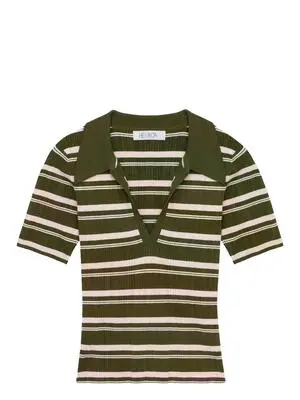 HEVRON HEVRON Daisy Striped Knit Top