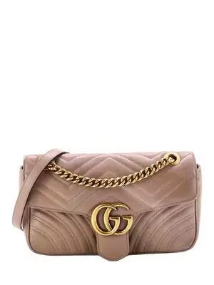 Gucci GG Marmont Small Crossbody Bag Neutrals