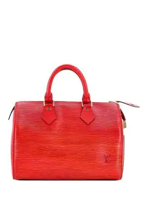 LOUIS VUITTON Speedy Handbag Epi Leather 25