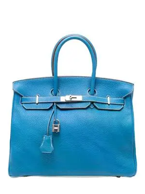 HERMÈS 2011 Limited Edition Bicolor Birkin 35 Handbag